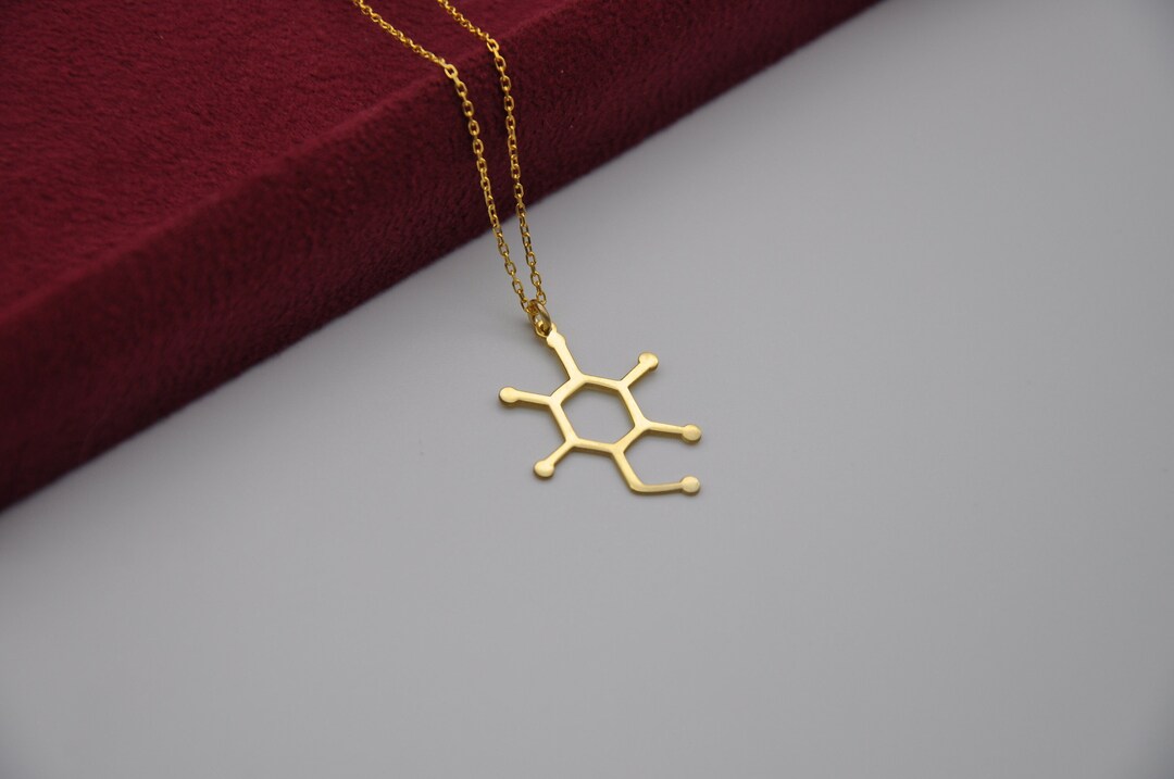 Sugar and Glucose Molecule Necklace, Candy Molecule Pendant, Science ...