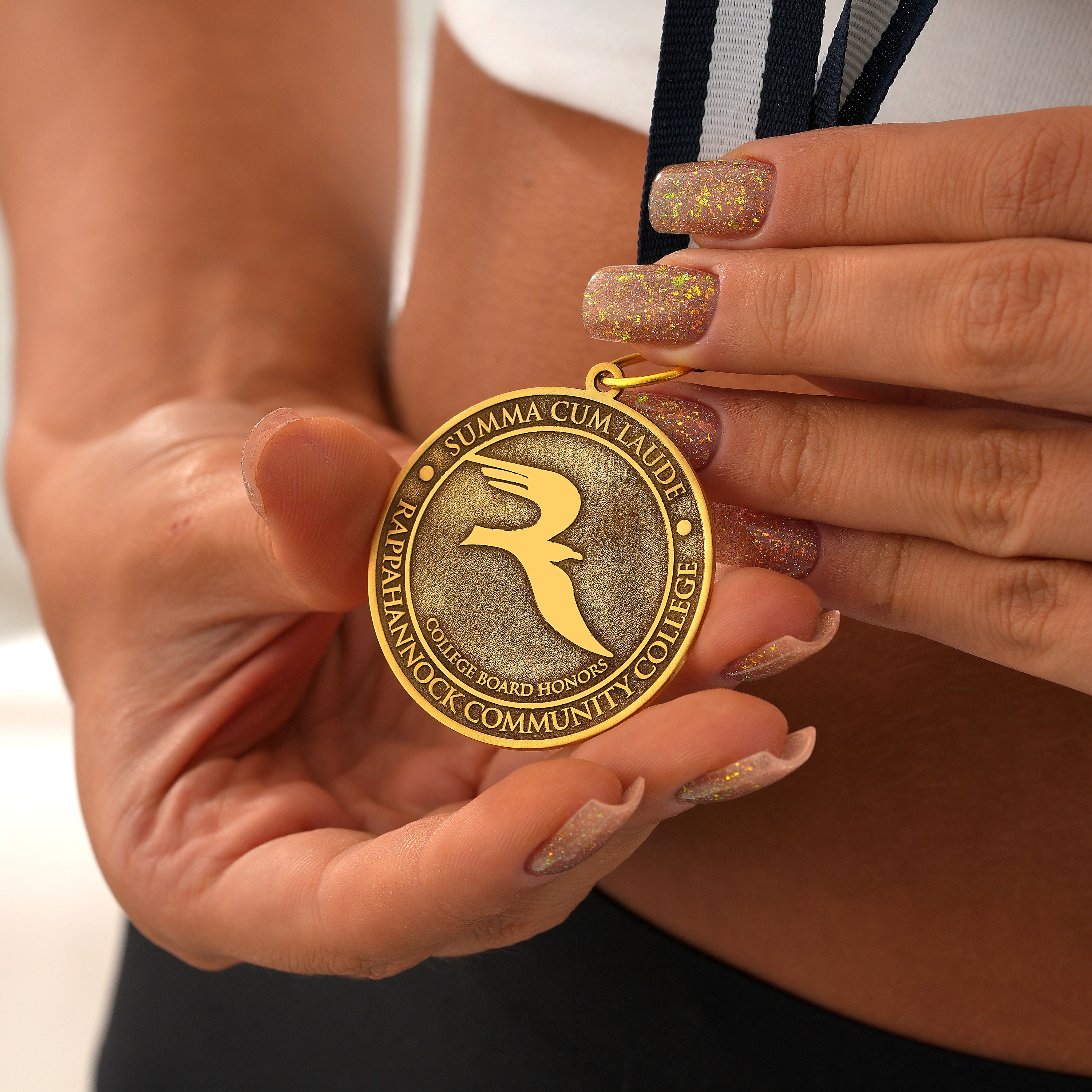 Tournament Medals With School Logo, Engraved Customizable Award Medals ...