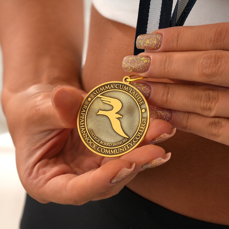 Medal With Personalized Logo, Custom Engraved Medal, Academic ...