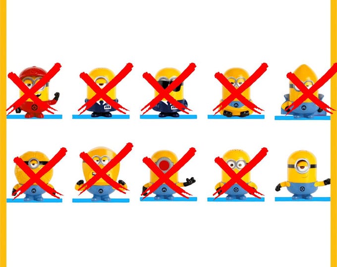 Mcdonald's DESPICABLE ME 4 Toy #1 Ralph Minion Figure Happy Meal Toy ...