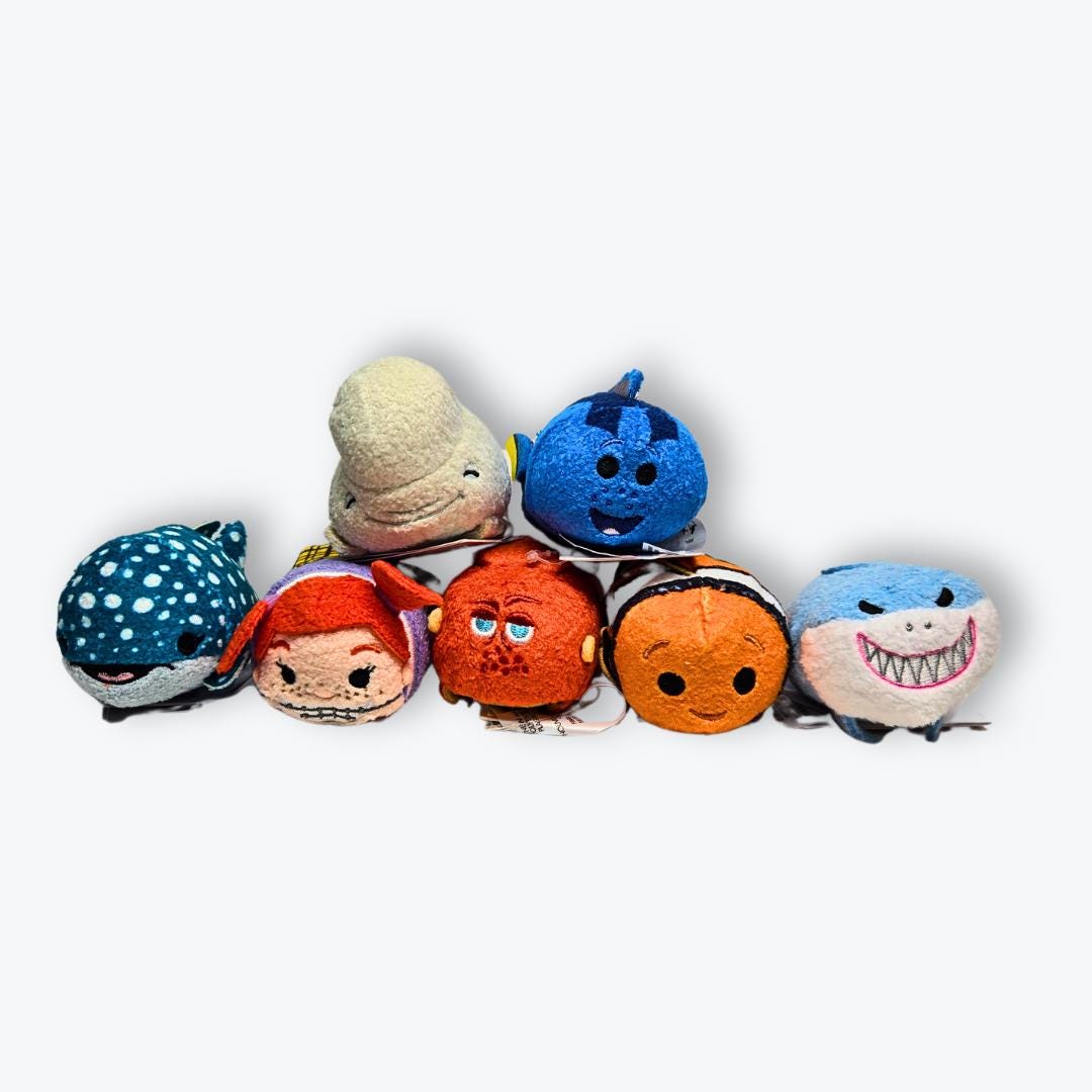 NWT Disney Tsum Tsum Finding Nemo Dory Set of 7 - Etsy