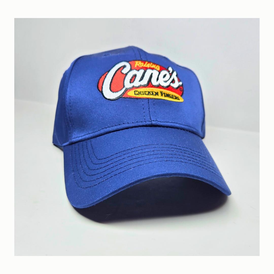 Raising Canes Navy Blue Cap Hat Adjustable Strapback One Love Logo ...