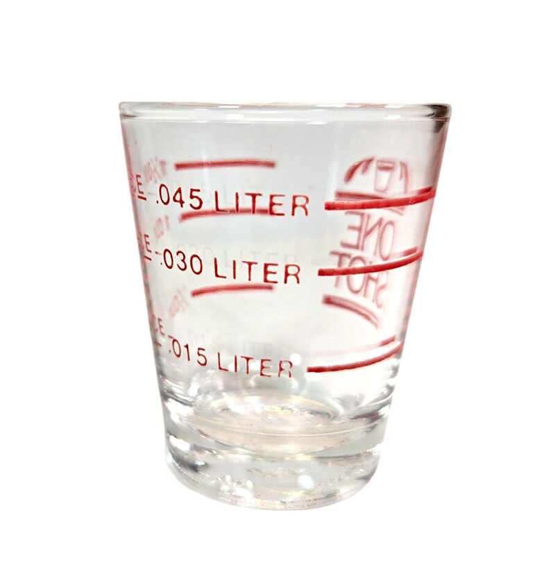 Vintage One Shot Glass Liquor Espresso Shot Glass 1.5 Oz - Etsy
