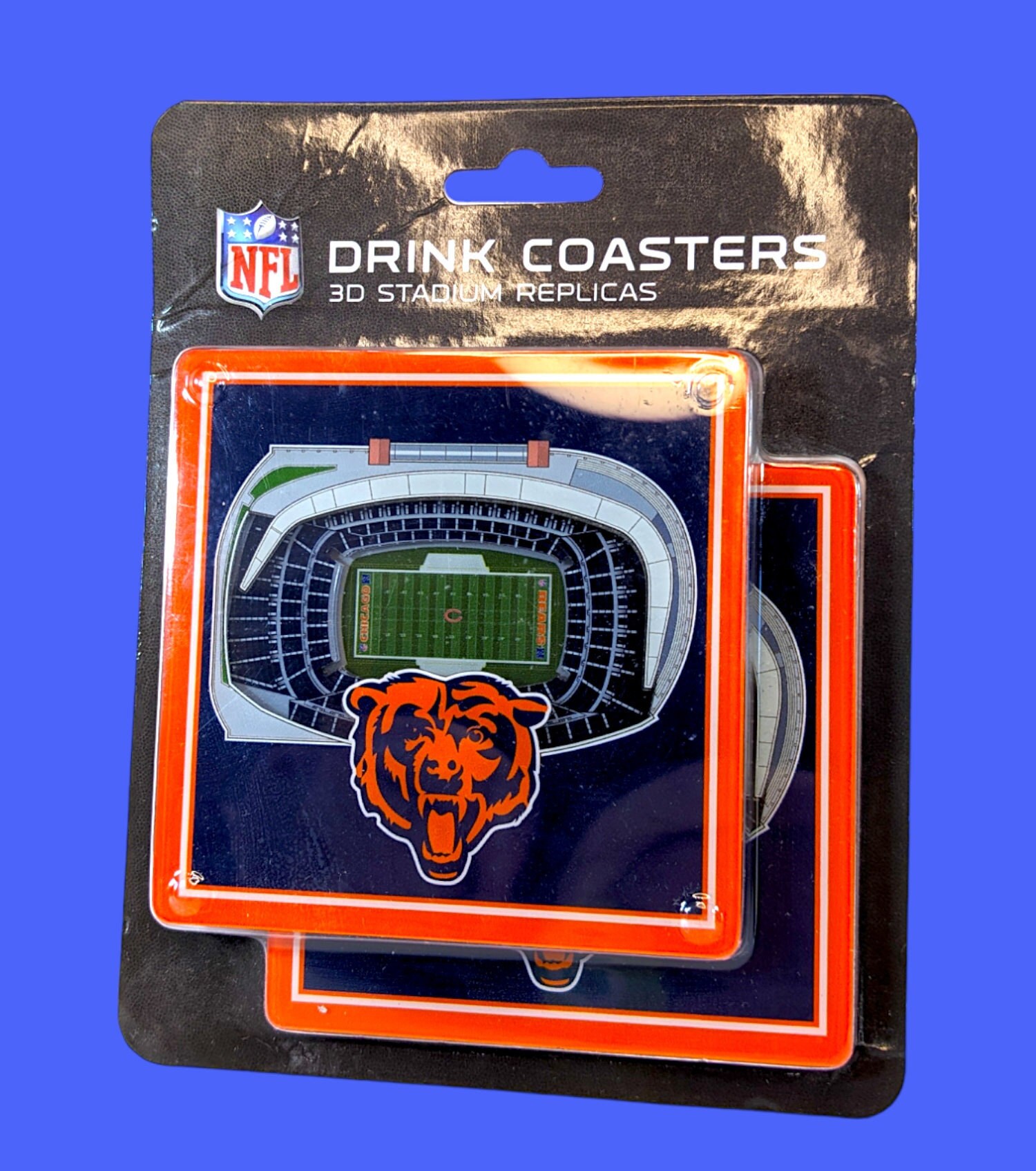 NFL Chicago Bears 3D Stadium View Coasters Soldier Field - Etsy