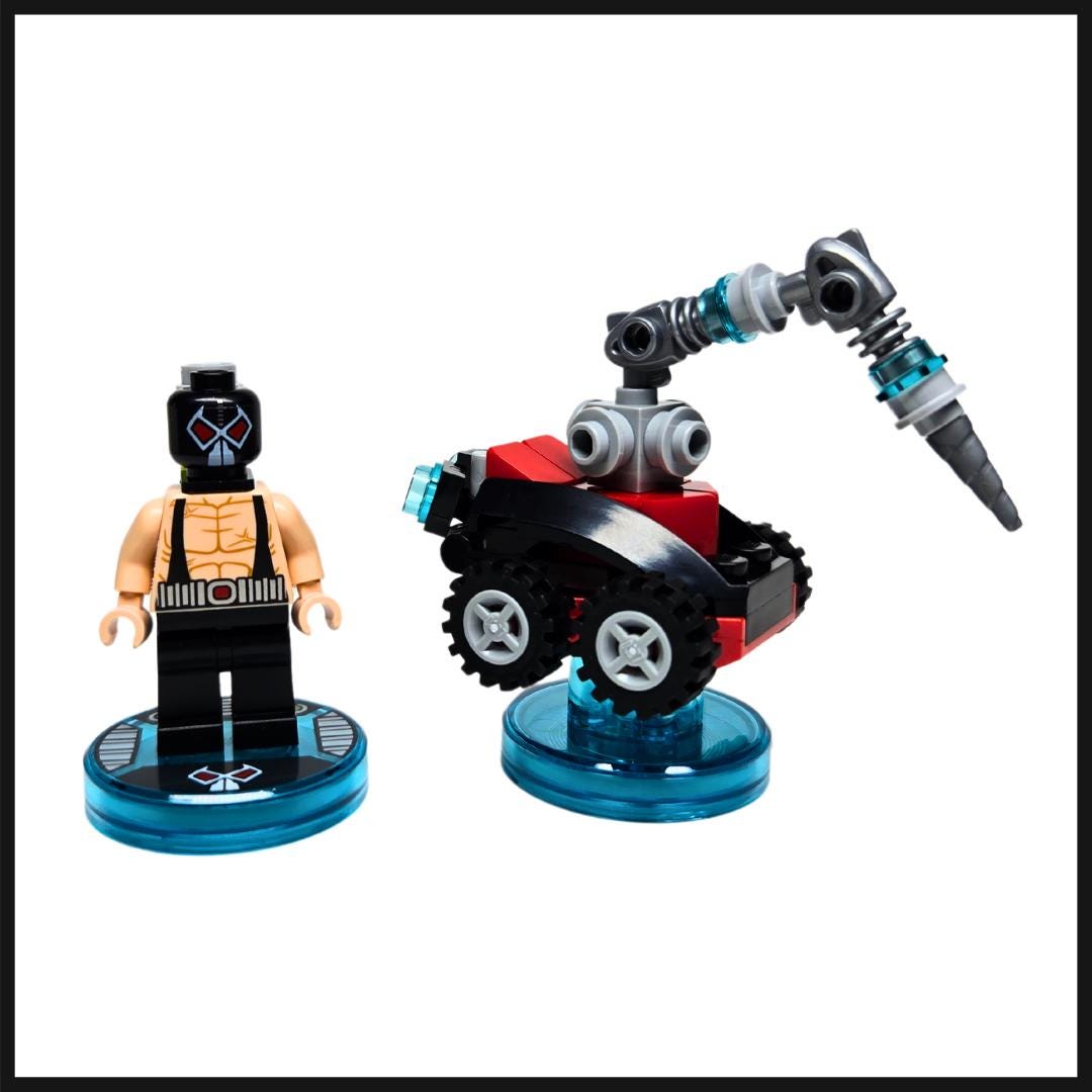 Lego Dimensions DC Comics Bane Fun Pack Drill Driver 71240 - Etsy