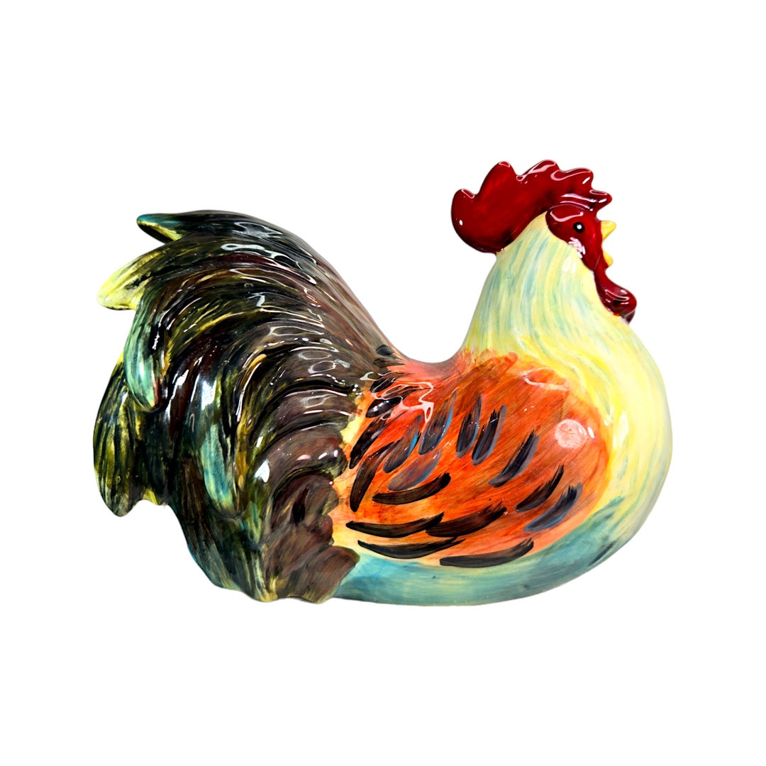 Cracker Barrel Break of Dawn Rooster Soap / Scrub Pad Dish - Etsy