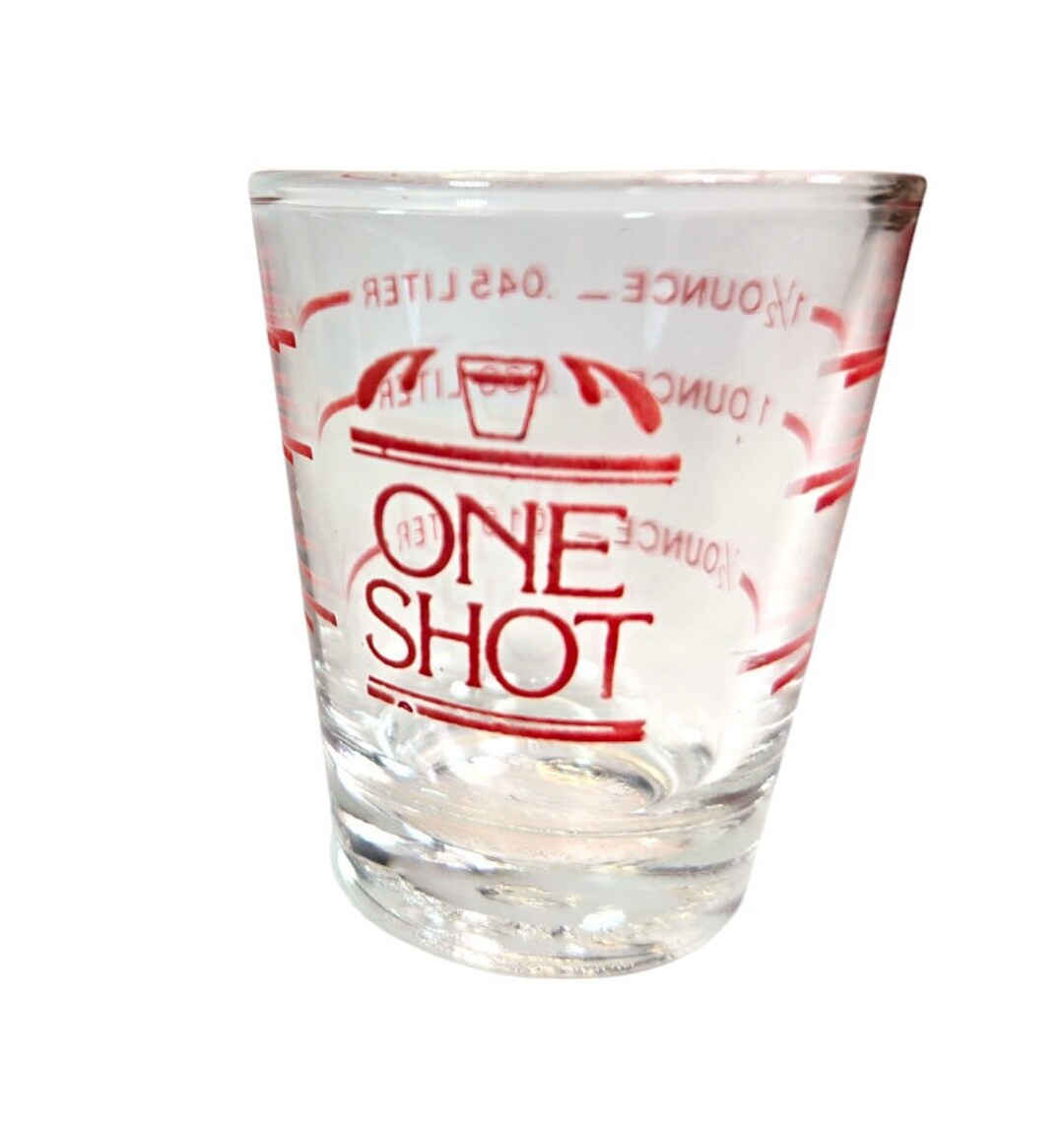 Vintage One Shot Glass Liquor Espresso Shot Glass 1.5 Oz - Etsy