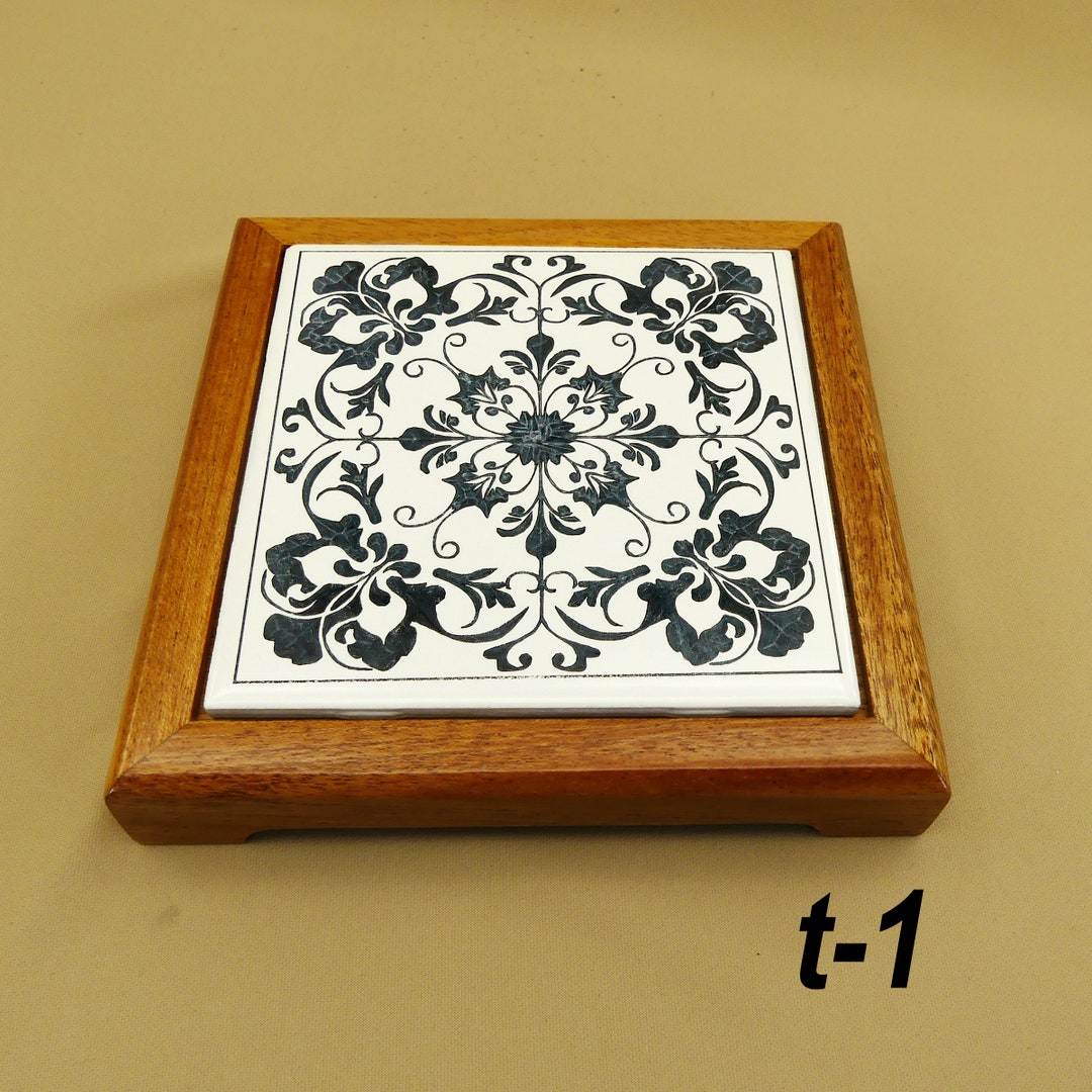 Assorted Tile & Wood Decorative Trivets - Etsy