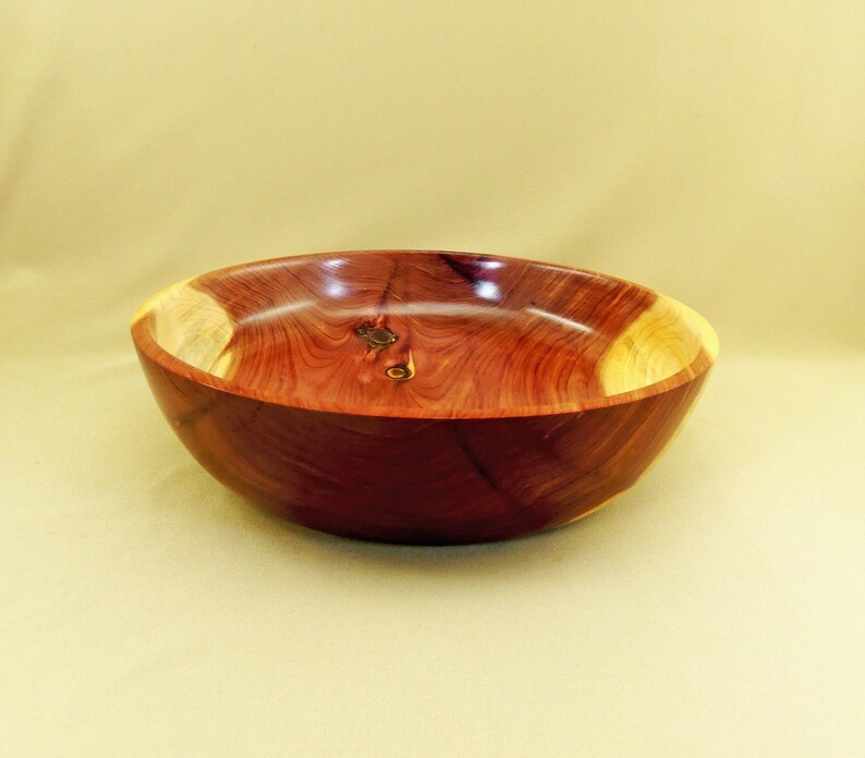 10" Cedar Wood Bowl - Etsy