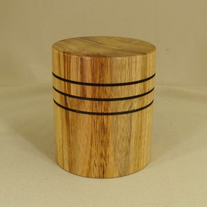 Canary Wood Box With a Threaded Lid - Etsy