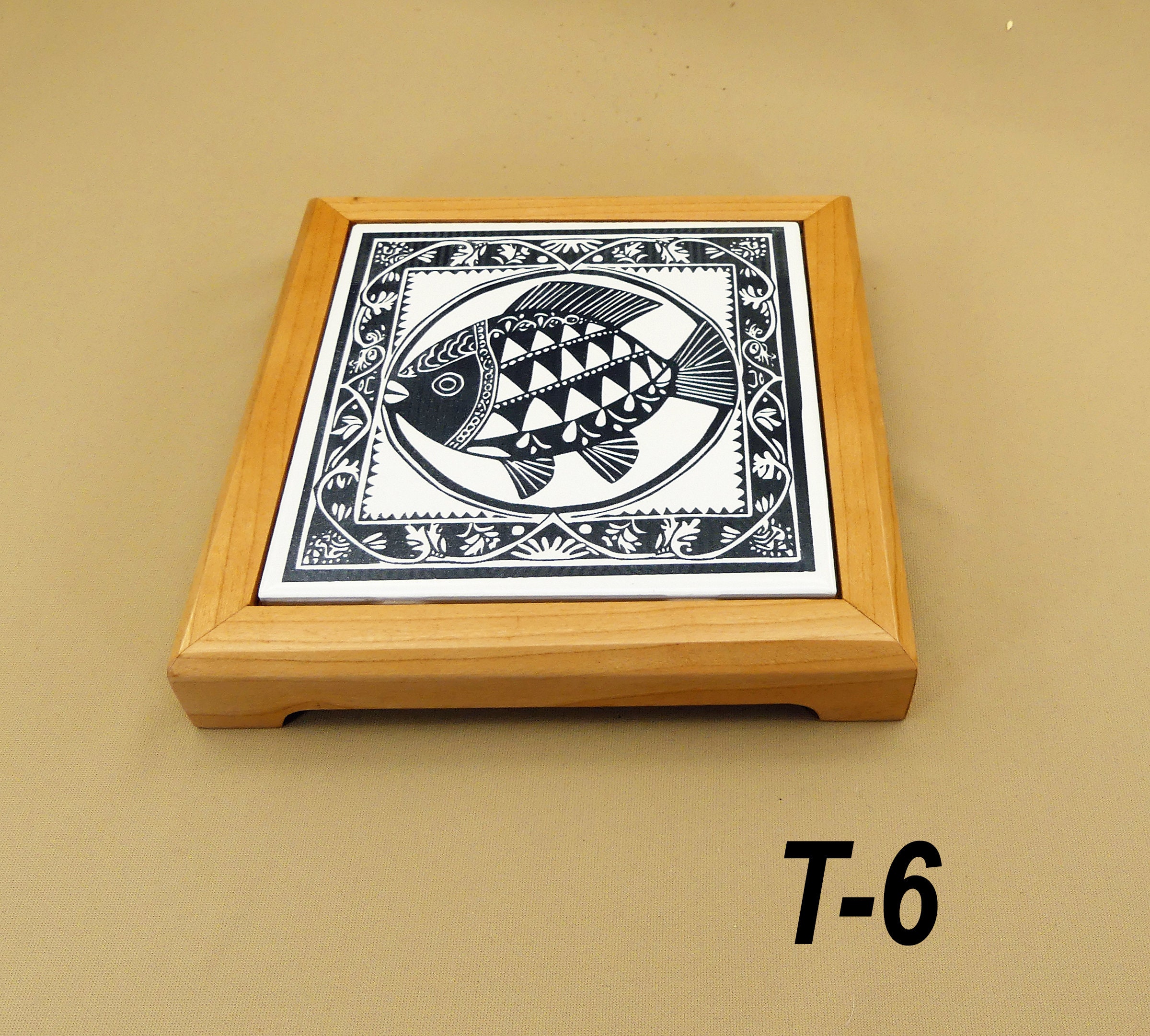 Assorted Tile & Wood Decorative Trivets - Etsy