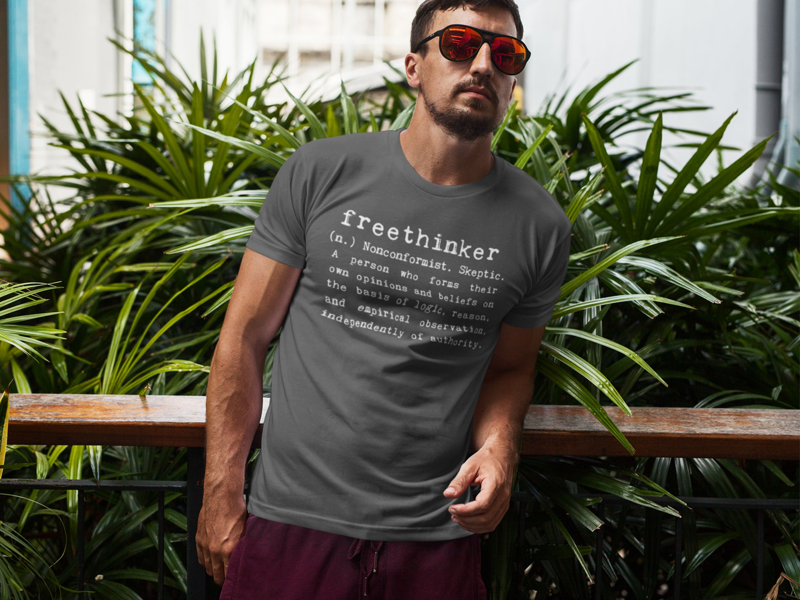 Freethinker Definition T Shirt, Counter Culture, Free Spirit, Non ...