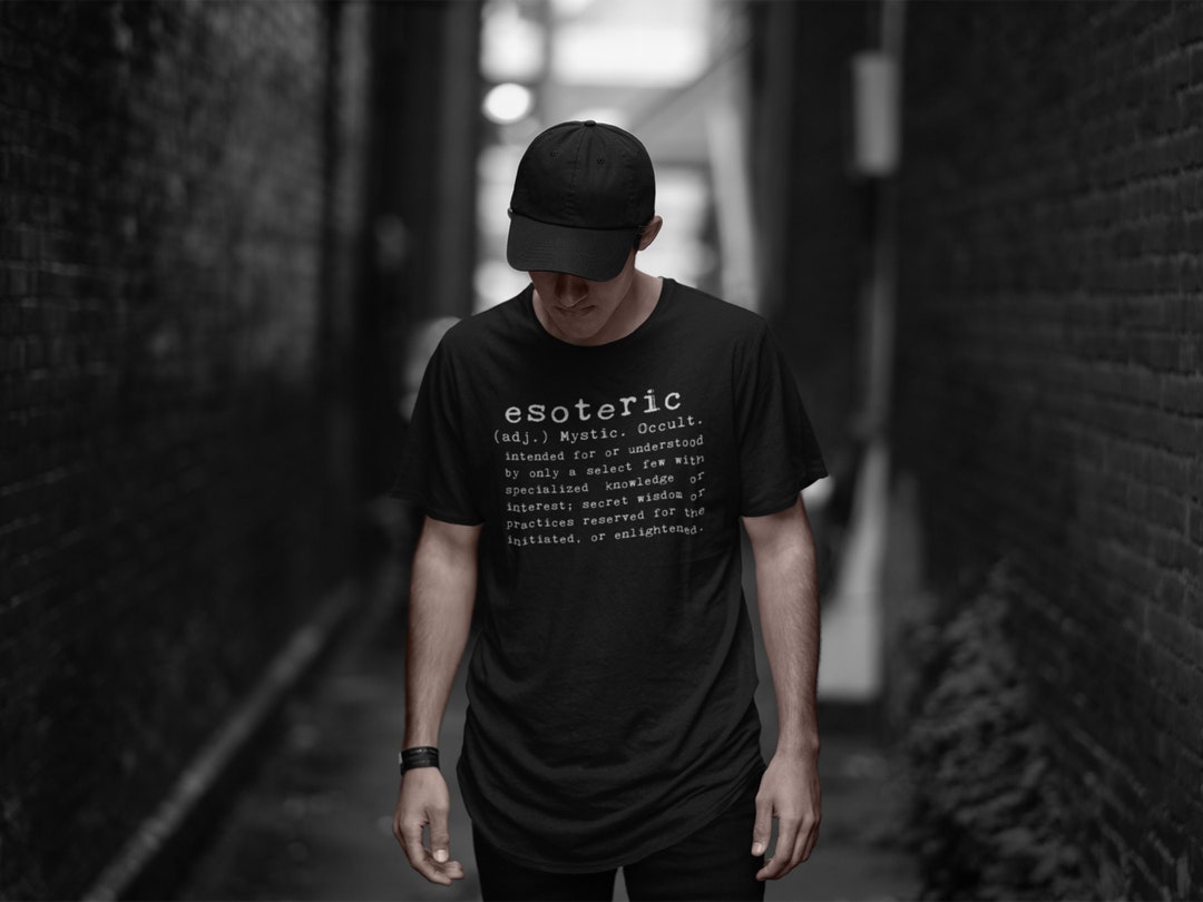 Esoteric Definition T-shirt - Definitions Collection - Unisex Jersey ...