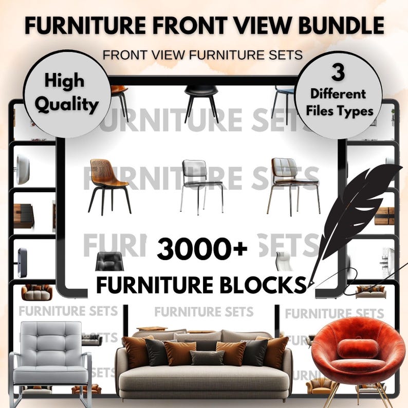 ALL IN ONE - 10000+ Furniture Design Bundle, Comprehensive Interior ...