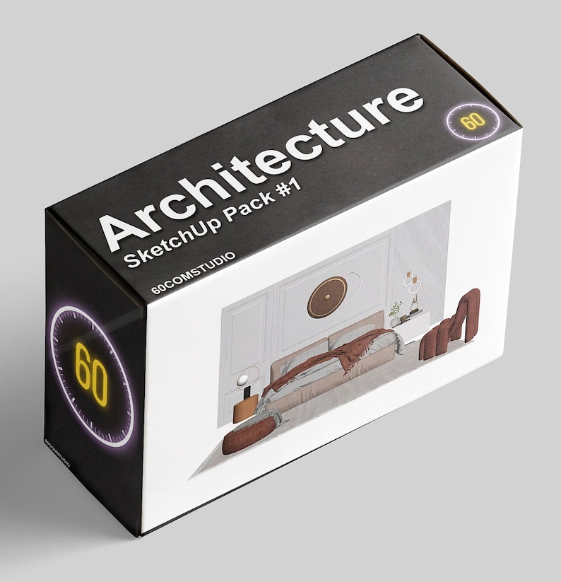 Paquete de Sketchup arquitectónico, Sketchup arquitectónico, Sketchup ...