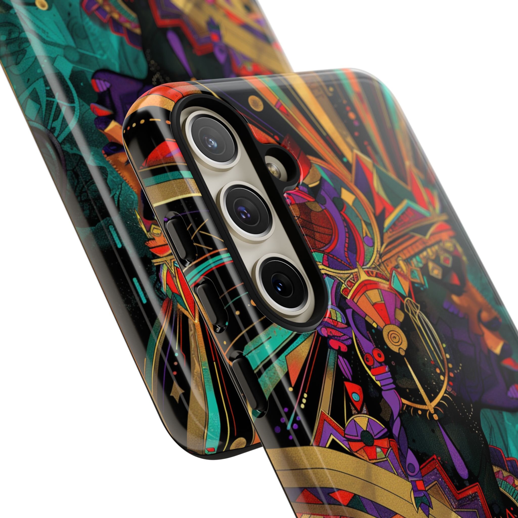 Celestial Echoes: Afrofuturistic Phone Cases Majesty - Etsy