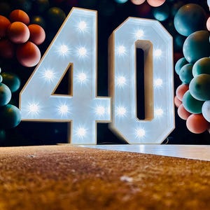 4ft Led Numbers - Etsy UK