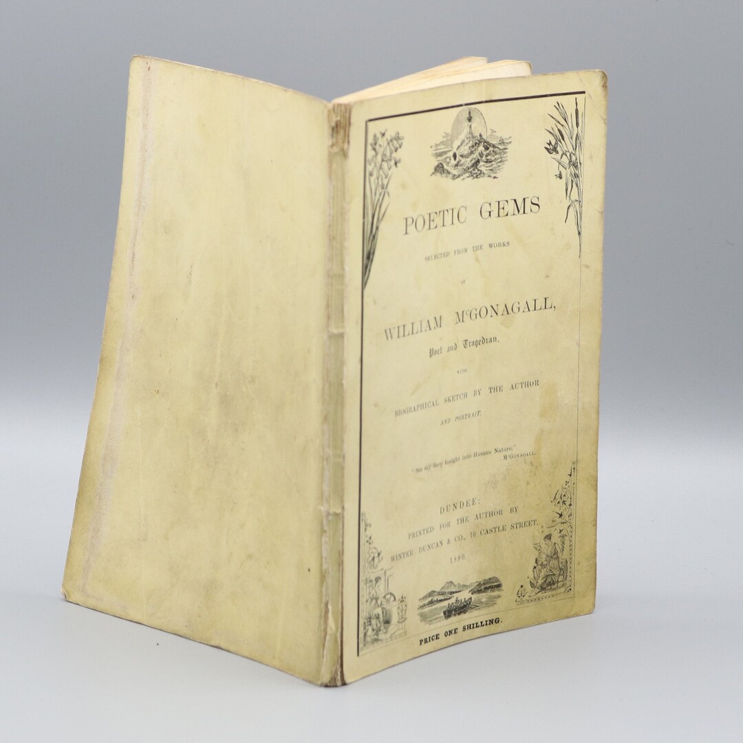 Poetic Gems 1936 by William Mcgonagall - Etsy