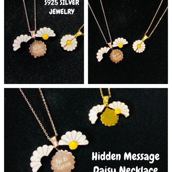 Message Necklace - Etsy