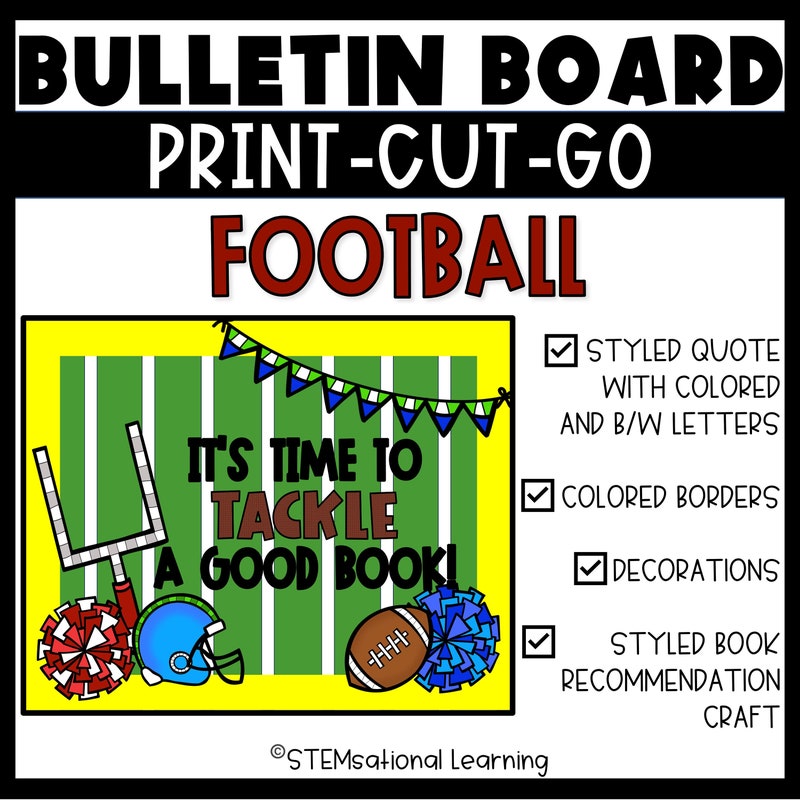 Football Bulletin Boards - Etsy