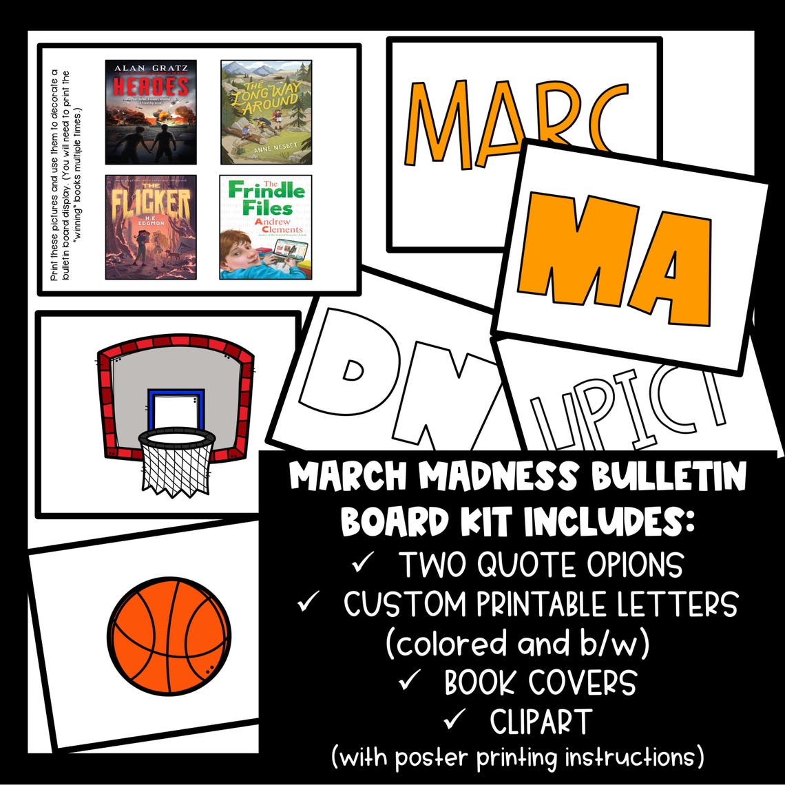 2025 March Madness Chapter Book Reading Challenge Book Tournament ...