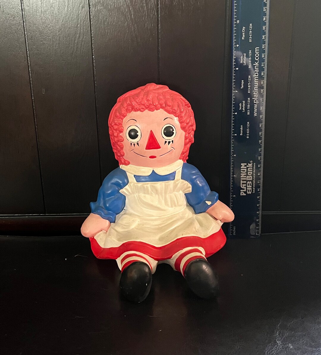 Ceramic Raggedy Ann Figure - Etsy