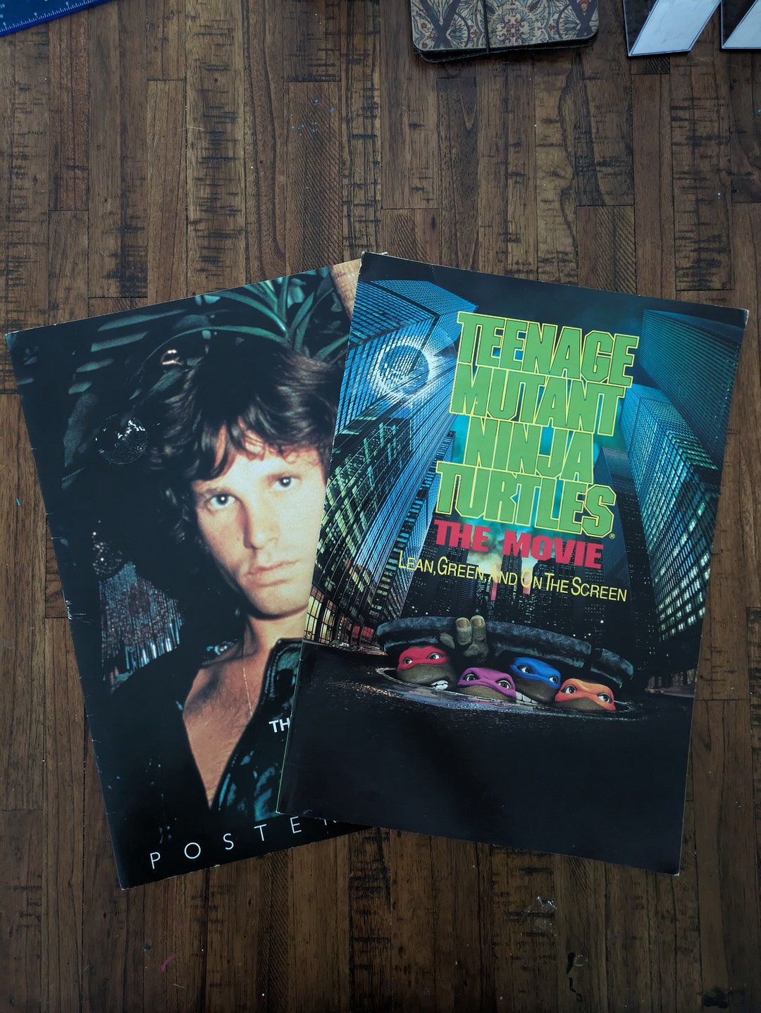 Vintage TMNT Poster Book and the Doors - Etsy