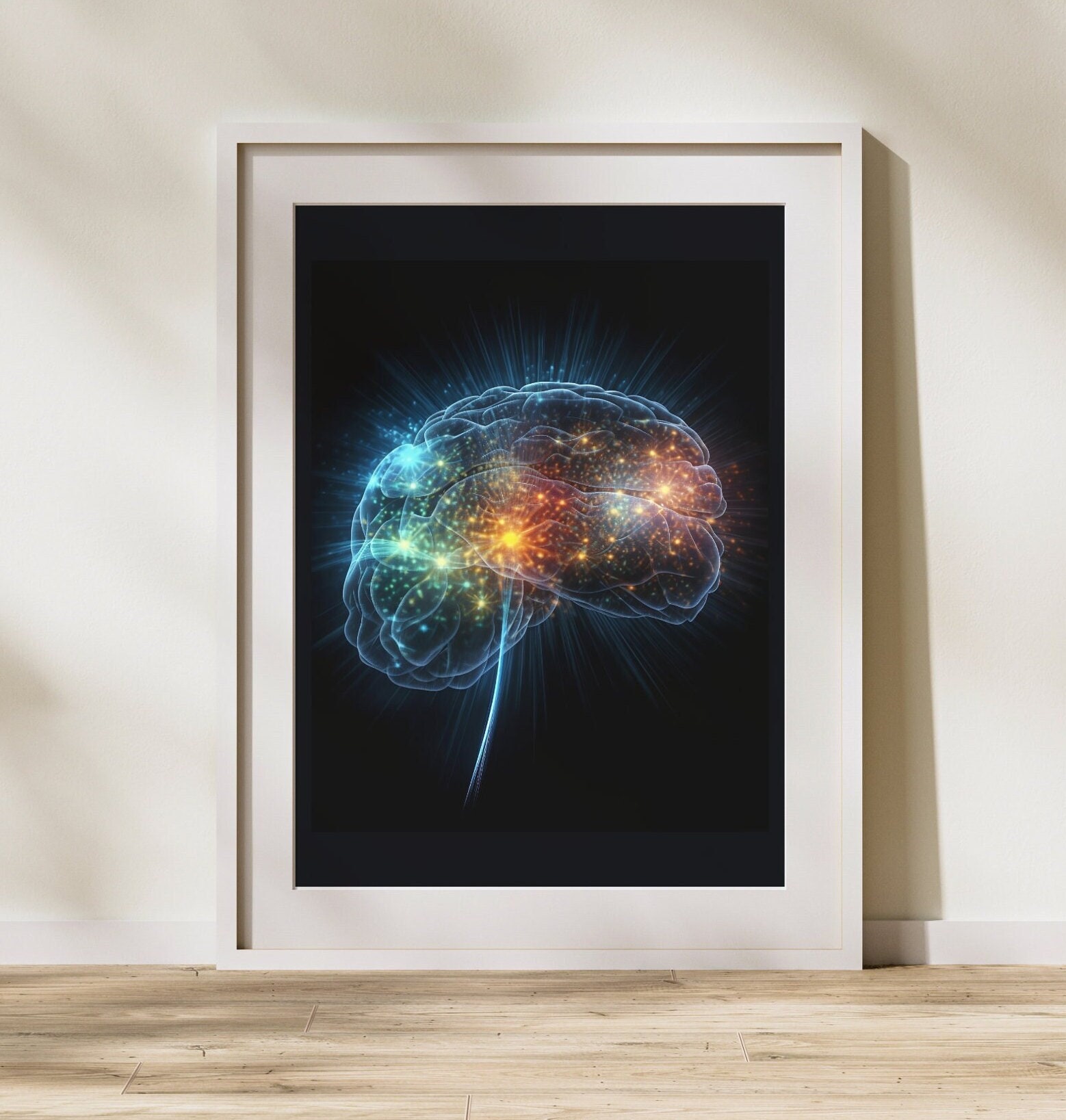 Neuroscience Art, Brain Art, Psychology, Neurology, Digital Download ...
