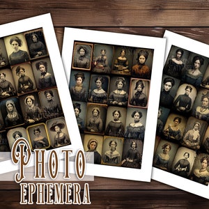 PORTRAIT 48 Ephemera Set Photobooth Digital Download - Etsy