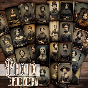 PORTRAIT 48 Ephemera Set Photobooth Digital Download - Etsy