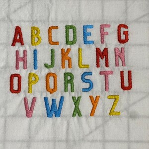 Alphabet, Letter Hand Embroidery Pattern, Beginner Embroidery, DIY ...