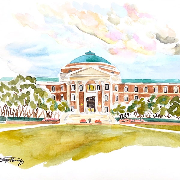 Smu College Prints - Etsy