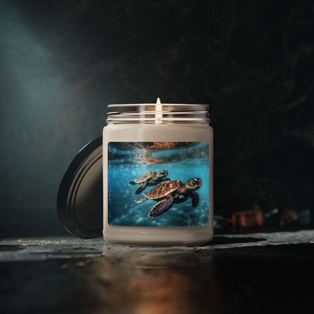 Baby Sea Turtles to Tide Natural Scented Soy Candle - Etsy