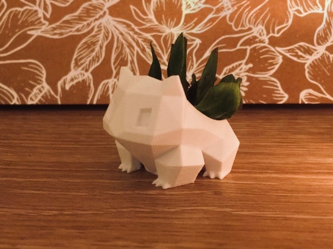 Bulbasaur 3D Low Poly Pot – Geek Decorative Planter – Succulent Plant ...