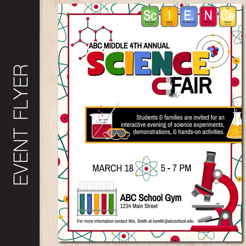 Science Invitation - Etsy