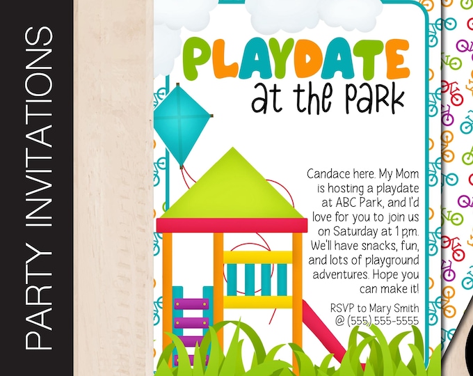 Editable PLAYDATE Invitation | Crayons | Schools Out | Arts & Crafts ...