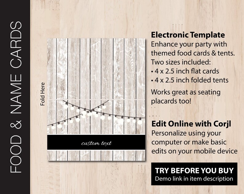 Editable GRADUATION Party Food Label Tents | Party Food Placards ...