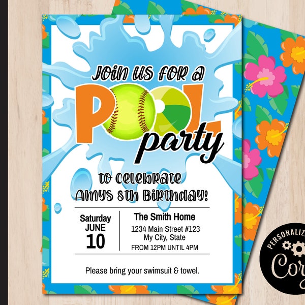 Softball Party - Etsy