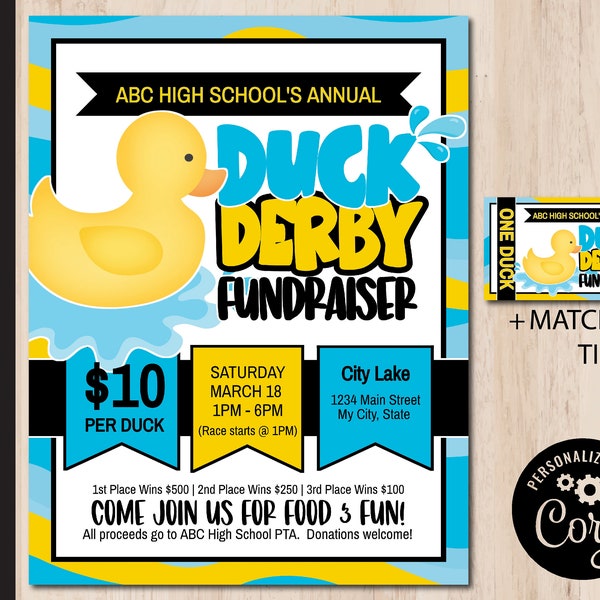 Rubber Duck Flyer - Etsy