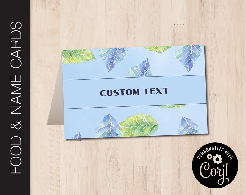 Editable BRUNCH Party Food Label Tents | Party Food Placards | Party ...