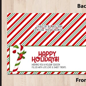 Editable CHRISTMAS Treat Bag Topper | Candy Bag | Xmas Goodie Bag ...