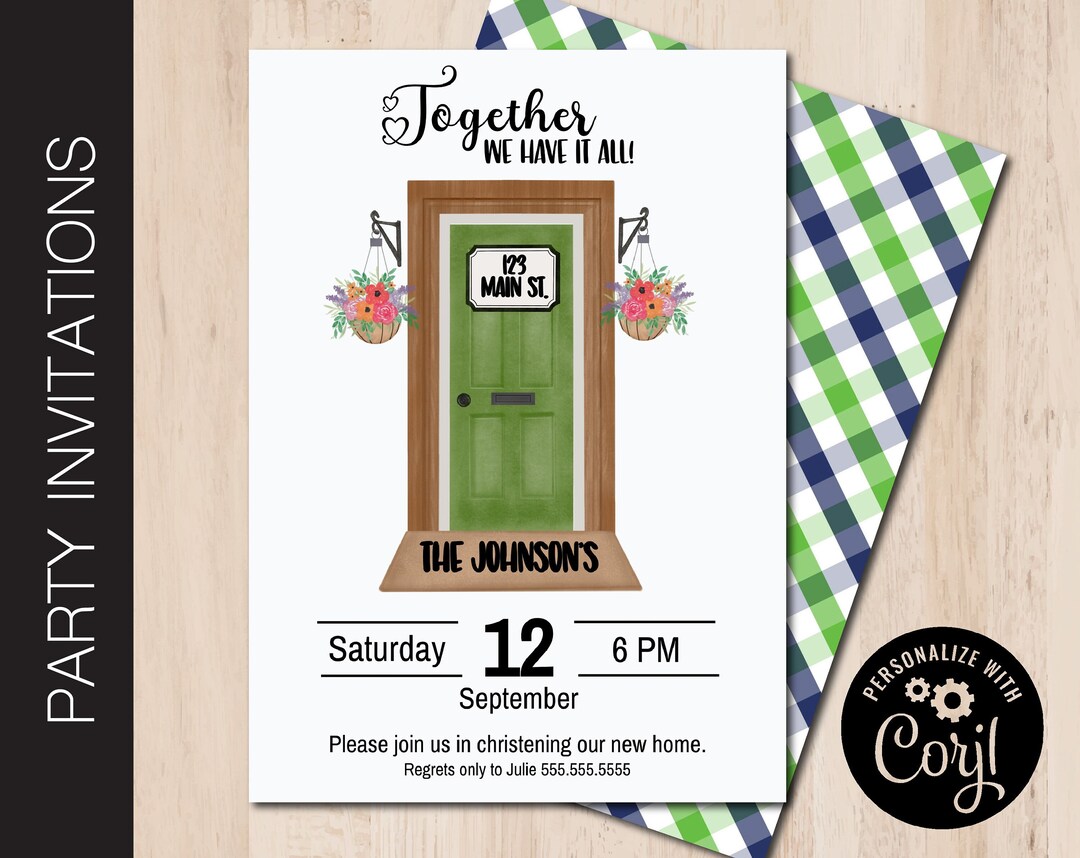 Editable HOUSEWARMING Party Invitation | House Party | Welcome Party ...