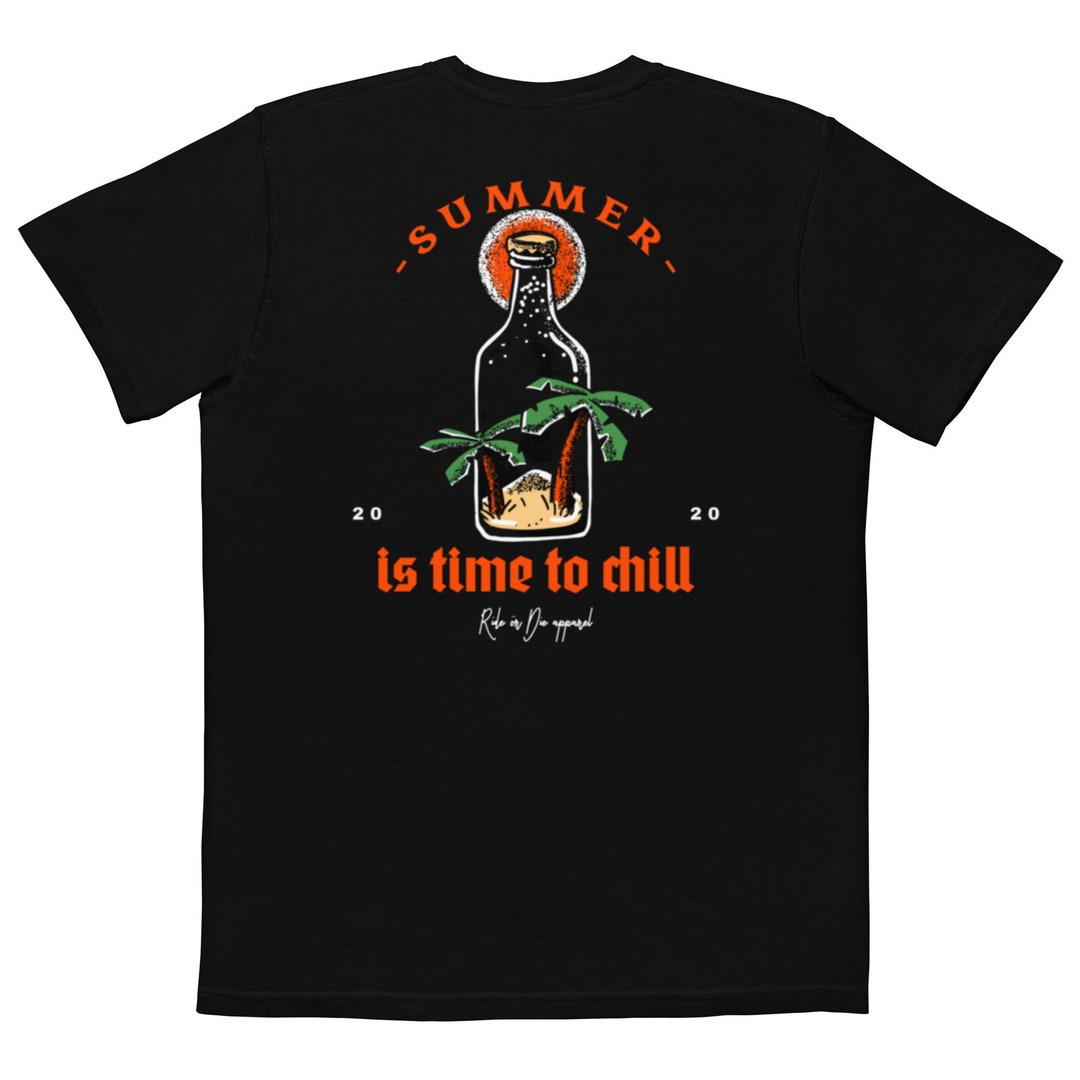 Time to Chill Pocket T-shirt - Etsy