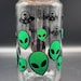 Alien Cup - Now With More Aliens, Glass Can Cup, Glass Can Tumbler ...