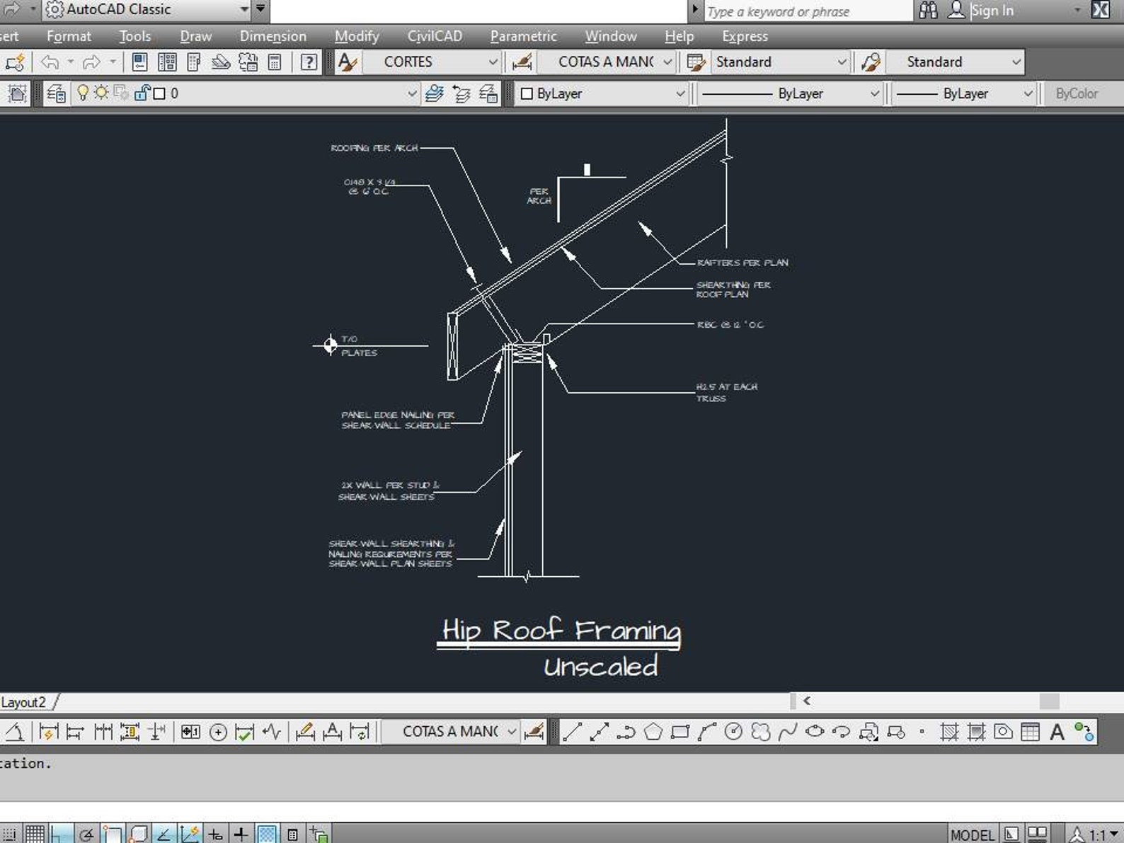HIP ROOF FRAMING - Etsy
