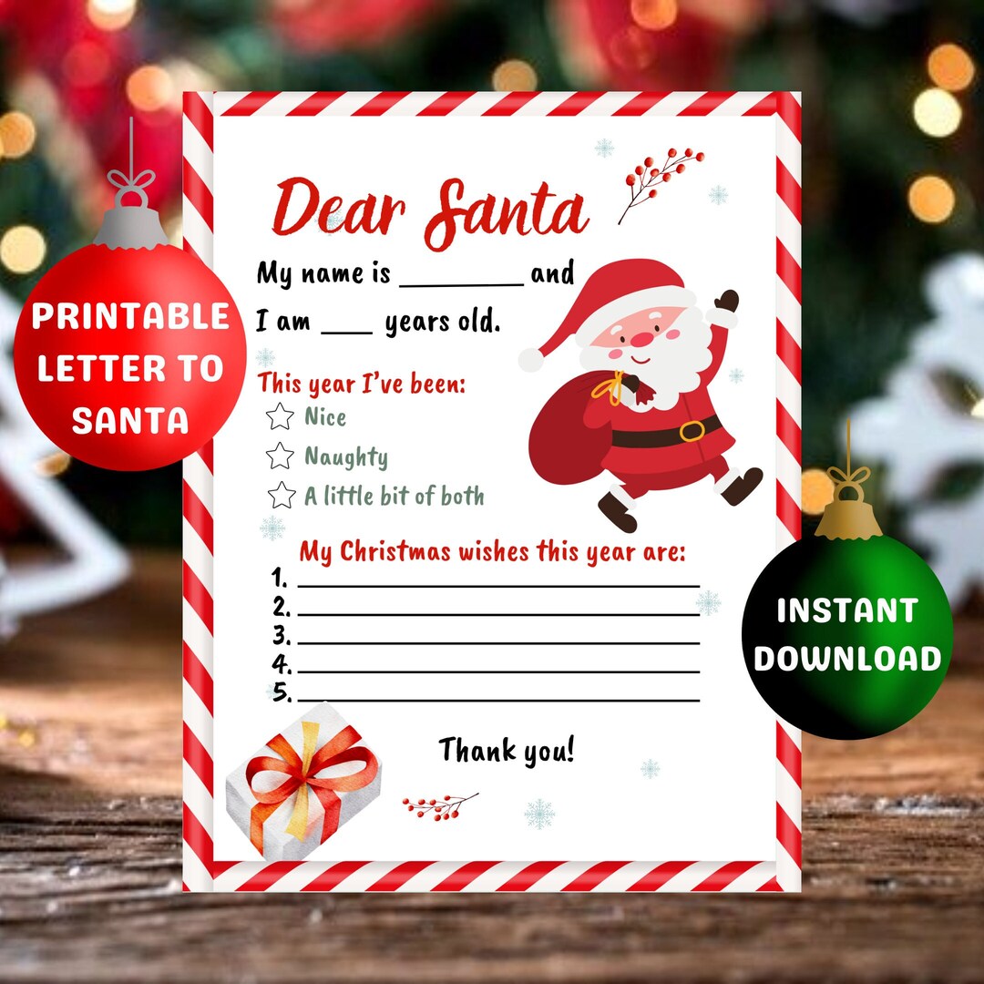 Carta de Santa, Carta a Santa, Carta de Santa, Cartas de Santa, Querido ...