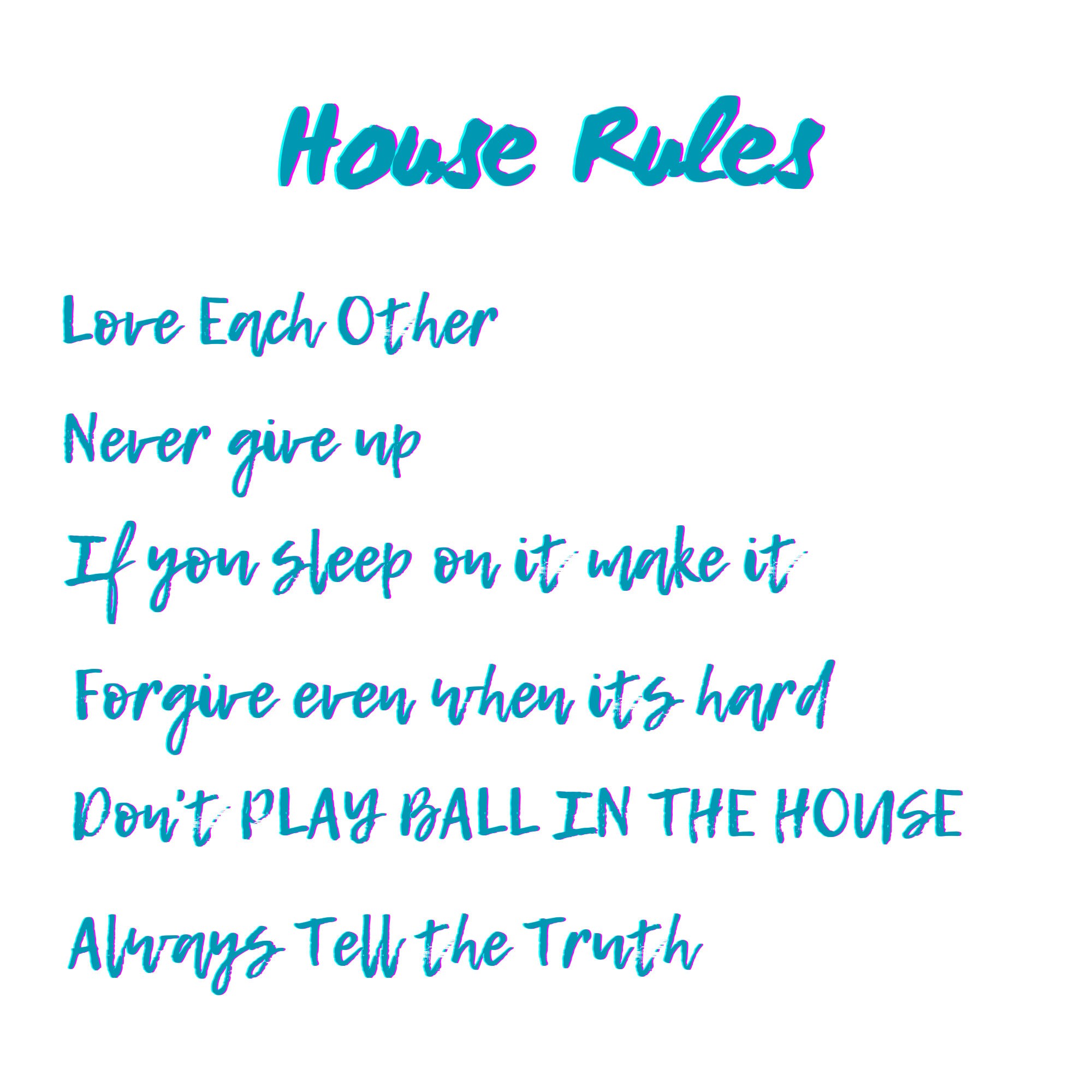 House Rules Funny House Rules House Rules Humor - Etsy