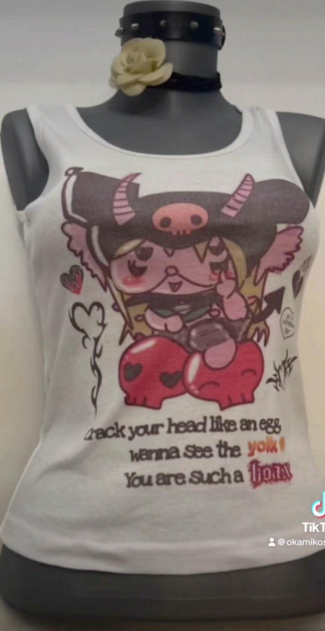 Camiseta Melanie Martinez Evil Portals X Kuromi Sanrio Con Motivos ...