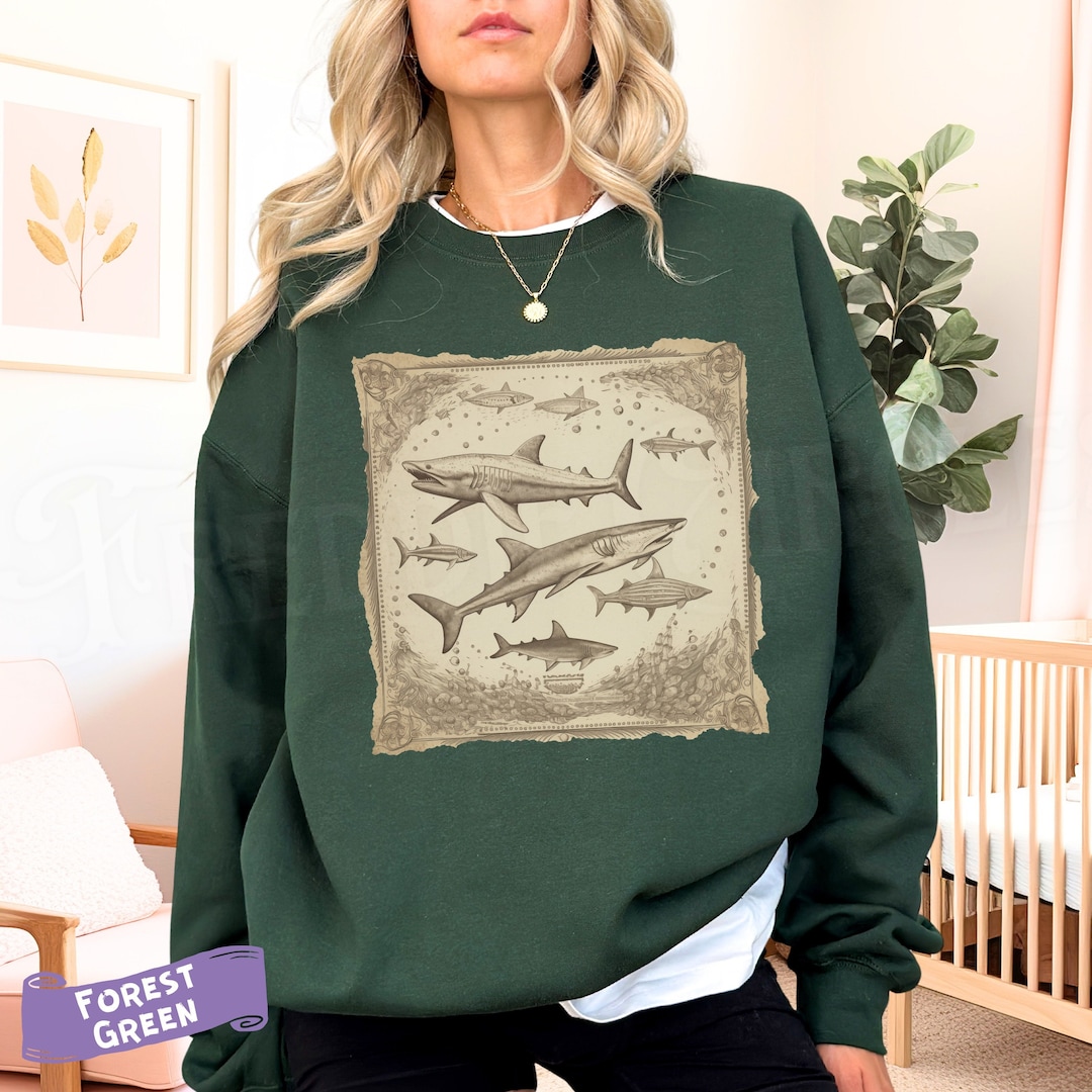 Shark Sweatshirt, Whale Shark Hoodie, Shark Gifts for Shark Lovers ...