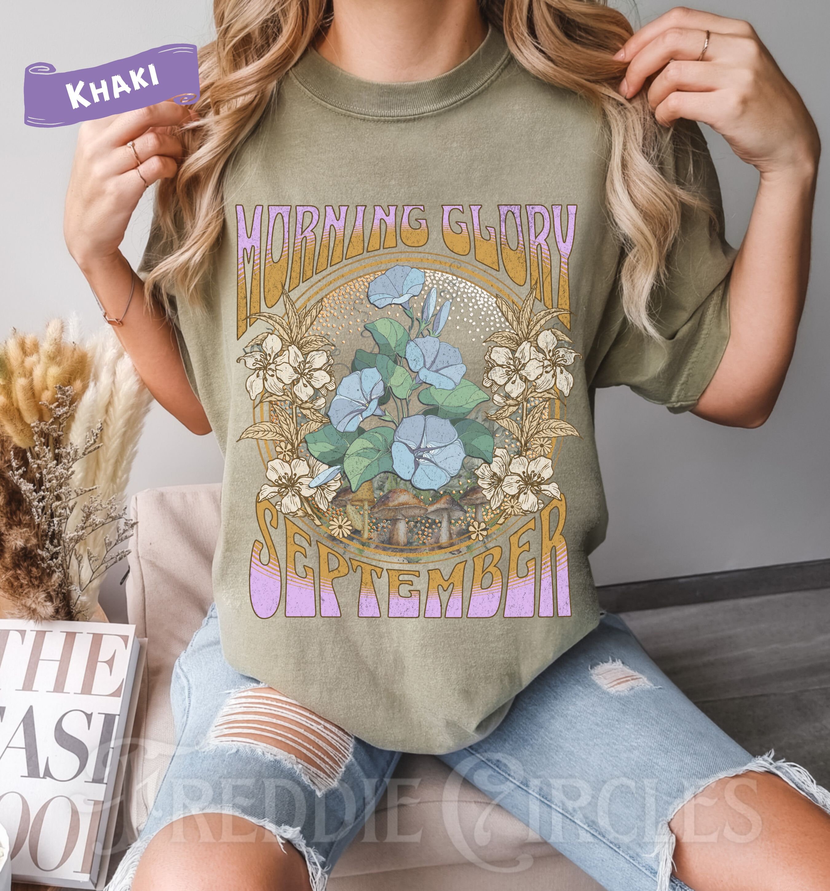 Personal Birthflower Month Shirt September Birthday Bestie Gift Birth ...
